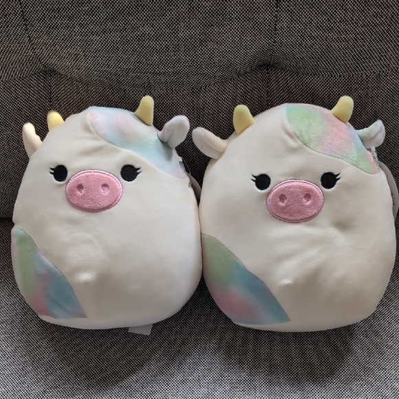 Squishmallows | Toys | Candess 8 Inch Cow With Pastel Patches Nwt ...